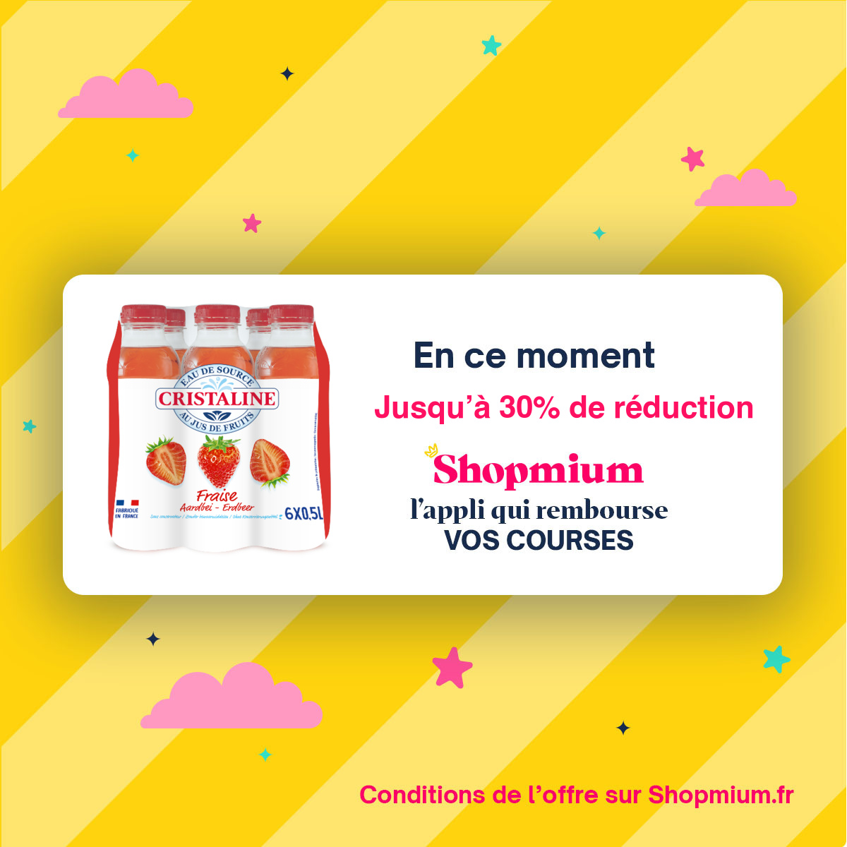 Shopmium | CRISTALINE AU JUS DE FRUITS format 6x0.5L