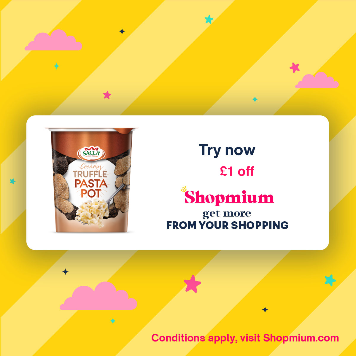 Shopmium | Sacla’ Creamy Truffle Pasta Pot