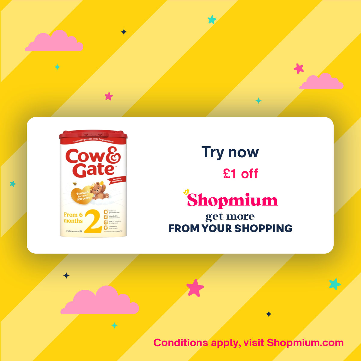 Shopmium | Cow & Gate Follow on Milk 800g