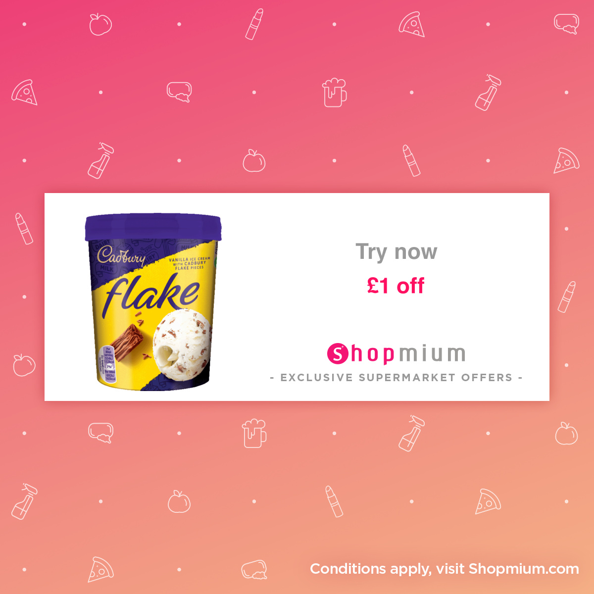 Shopmium | Cadbury Flake Ice Cream