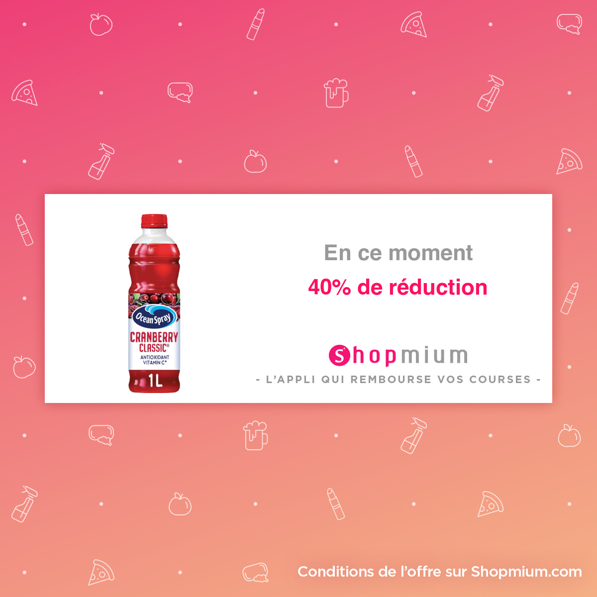 Shopmium | Ocean Spray Jus Canneberge