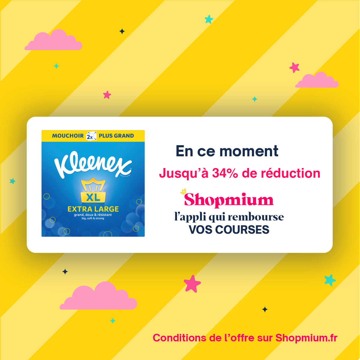 Shopmium | Kleenex® Boîte Carrée XL Original