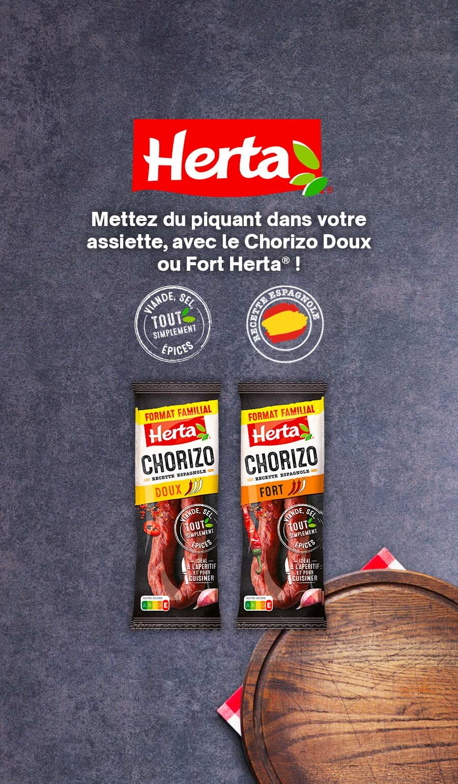 Shopmium | Chorizos Herta® doux et fort